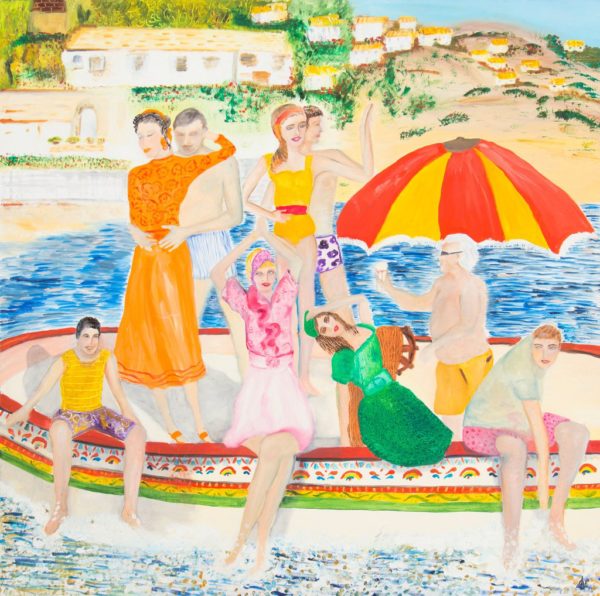 Artist Amanda Turofsky at ArtPalmBeach