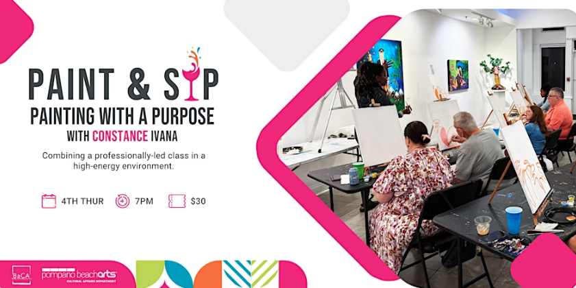 Bailey Contemporary Arts (BaCa) presents Paint and Sip 2025