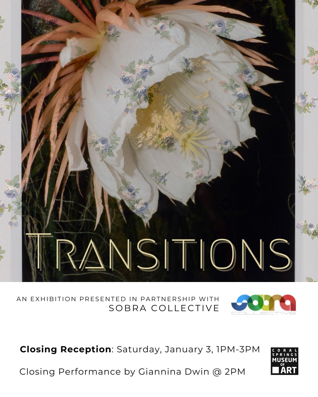The Coral Springs Museum of Art presents “Transitions” Closing Reception